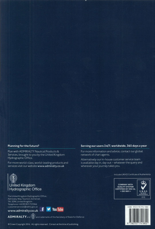 Admiralty The mariner's handbook. NP 100. 10th edition. 2020