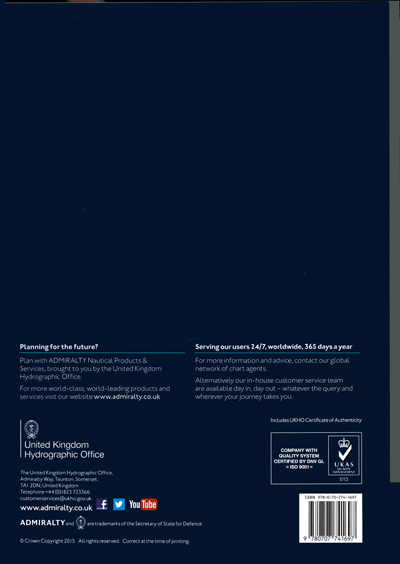 Admiralty guide to ENC symbols used in ECDIS. NP5012. 2st edition. 2015
