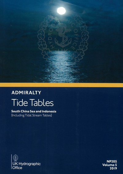 Admiralty Tide Tables. NP205. Volume 5. 2019. South China Sea and ...