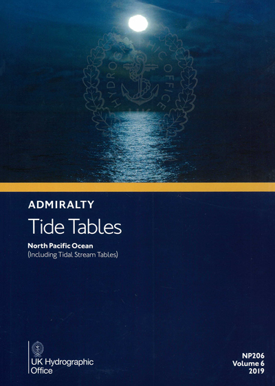Admiralty Tide Tables. NP206. Volume 6. 2019. North Pasific Ocean ...