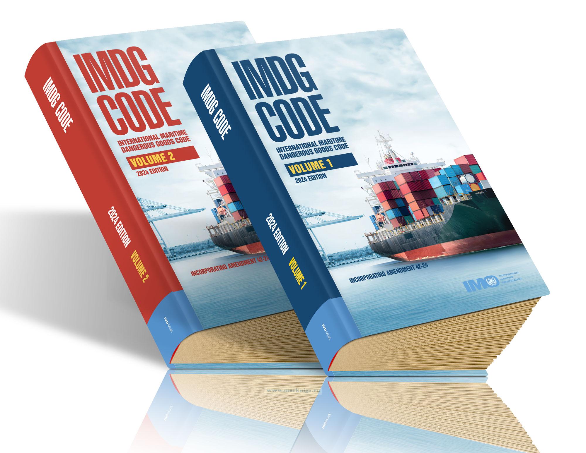 Imdg Code International Maritime Dangerous Goods Code Volume 1 And Volume 2 2024 Edition