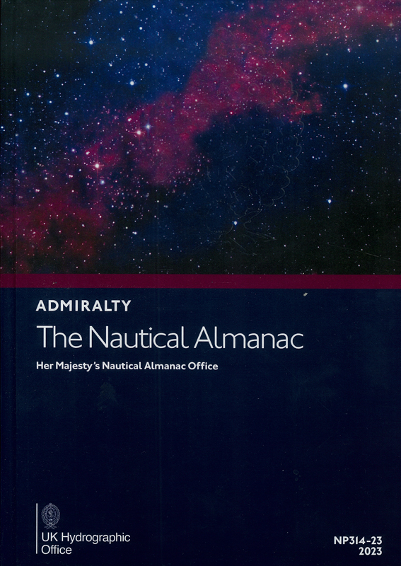 NP314-23 Admiralty. The Nautical Almanac 2023