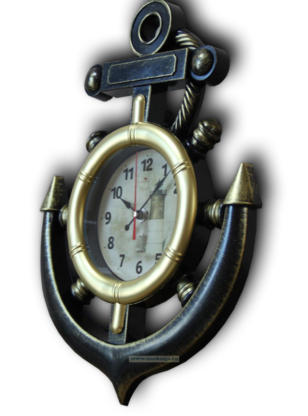 Часы настенные Якорь бесшумные купить в интернет магазине МОРКНИГА по лучшим ценам 841720