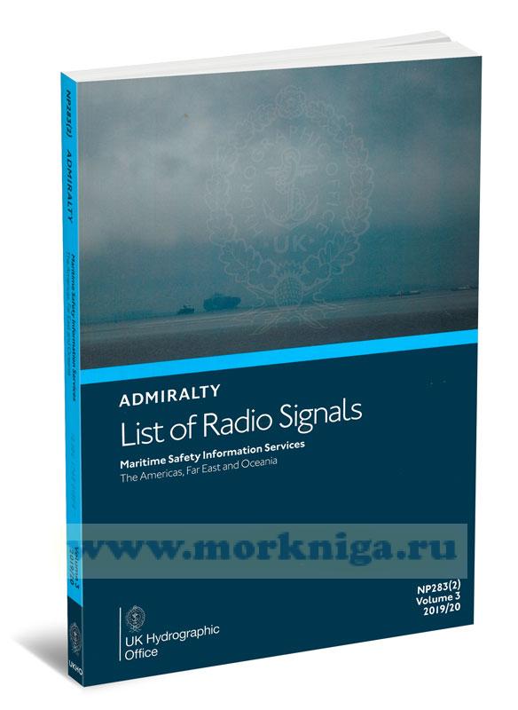 Admiralty list of radio signals. Vol 3. NP283(2) (ALRS). Maritime ...